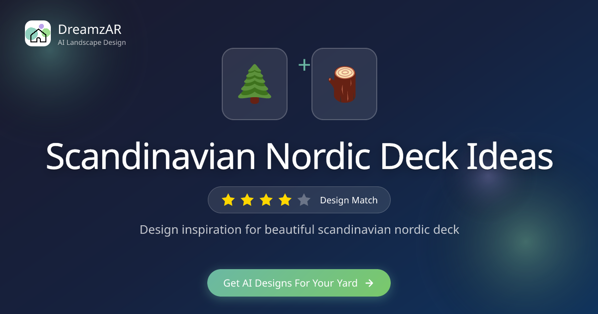 Scandinavian Nordic Deck Ideas - Design Inspiration | DreamzAR | DreamzAR